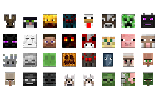 Printable Minecraft Faces